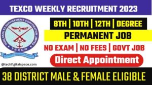Texco vacancy 2025: Ex servicemen daily weekly vacancy Notification salary exam date ...